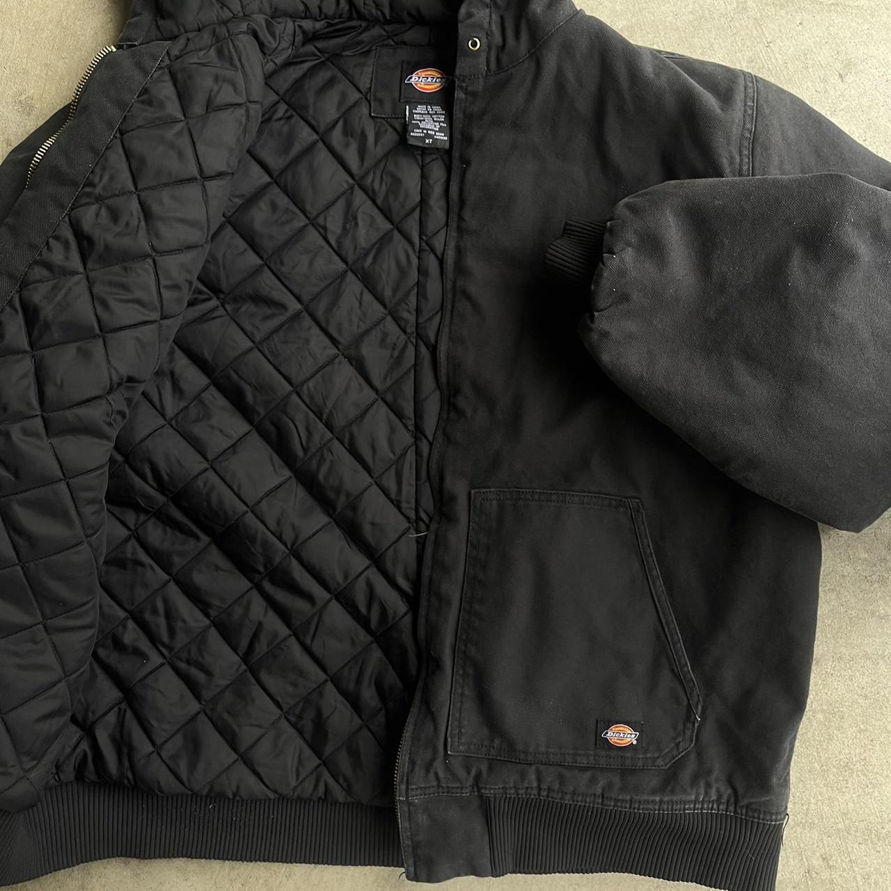 Vintage Dickies Work Jacket!! - hooded jacket -... - Depop