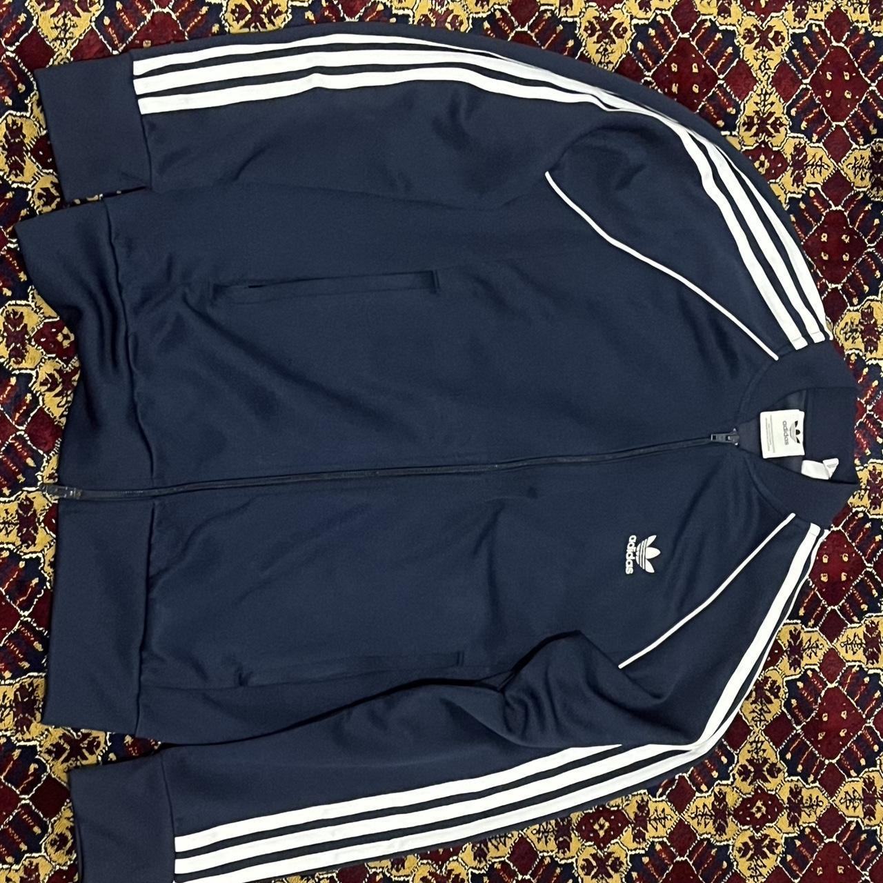 Blue SST Track Top Adidas RRP:£60 - Depop