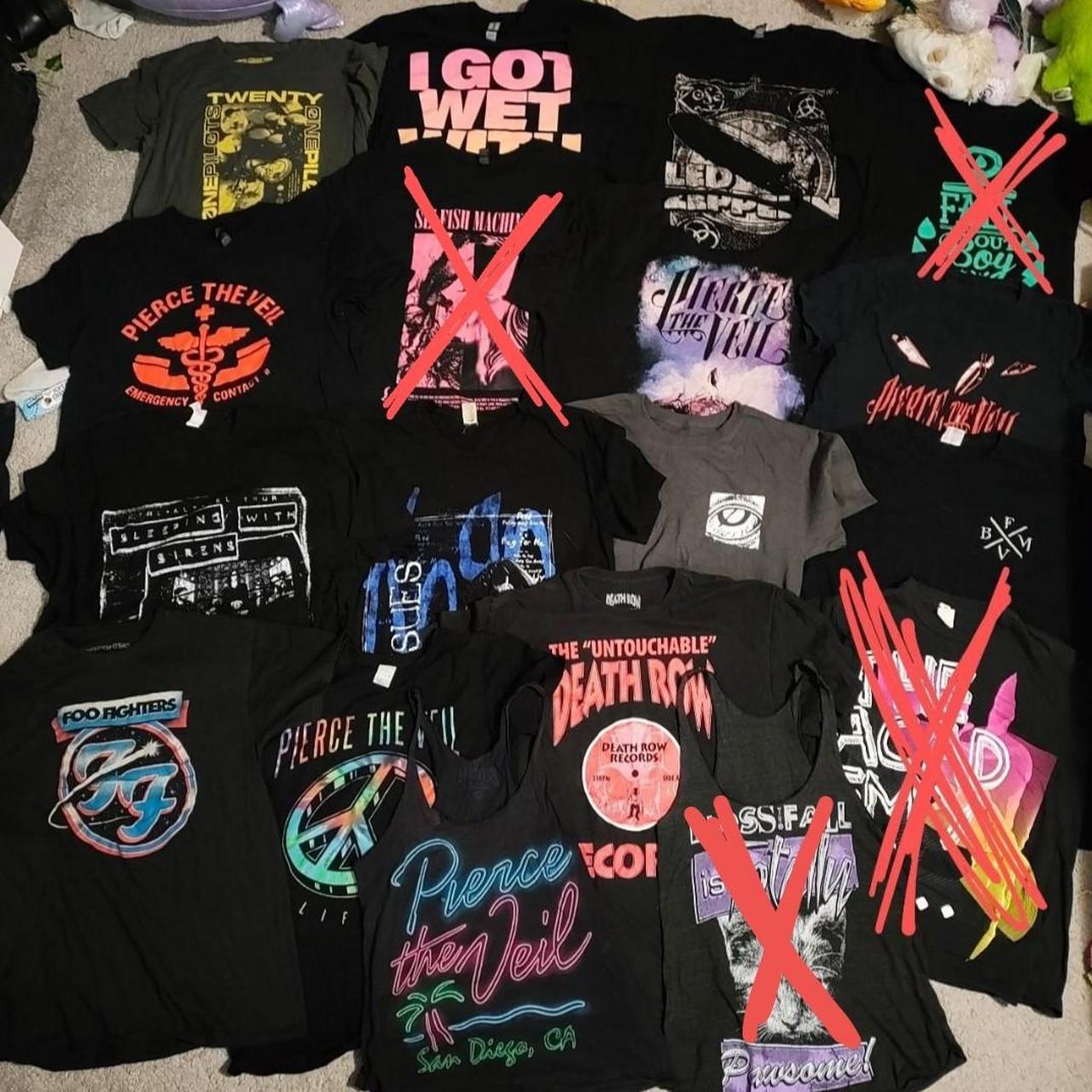 14 EMO BAND SHIRTS BUNDLE ‼️‼️ Lots of different... - Depop