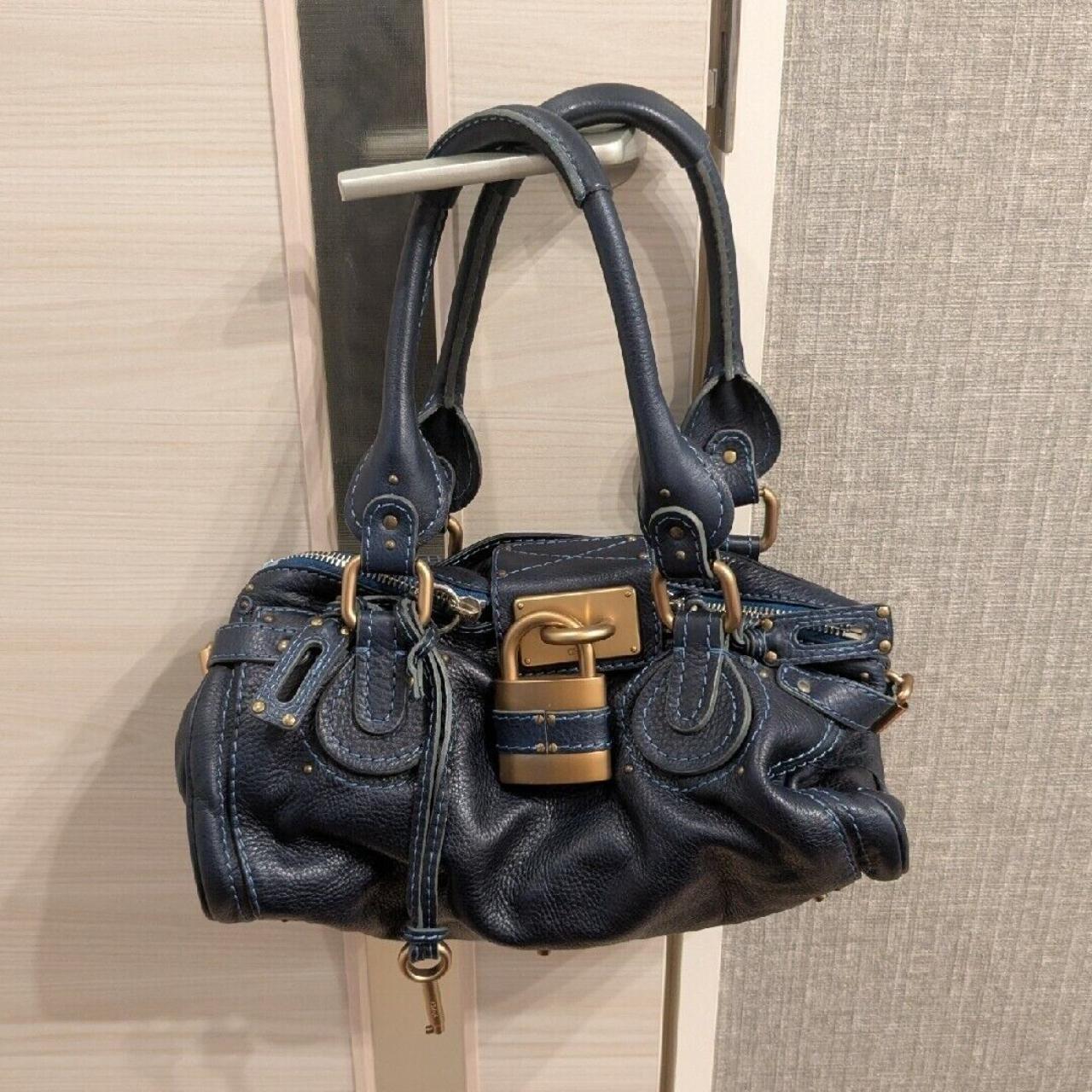 Chloe Paddington Gold Padlock Key Tote Hand Bag... | Depop