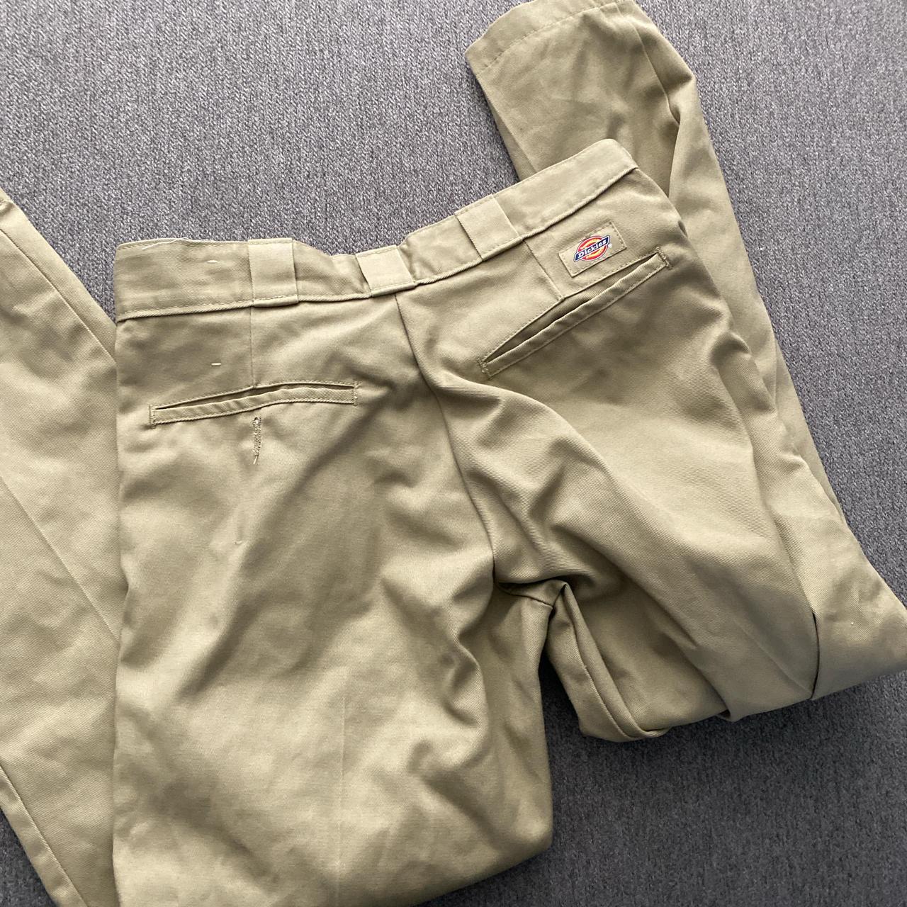 Dickies Khaki Pants Like New Worn Once Dickies Depop
