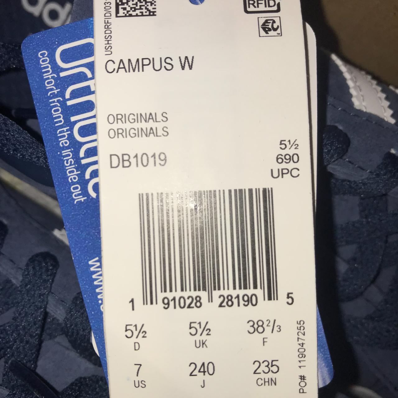 Adidas Originals collegiate blue Campus sneakers. US... - Depop