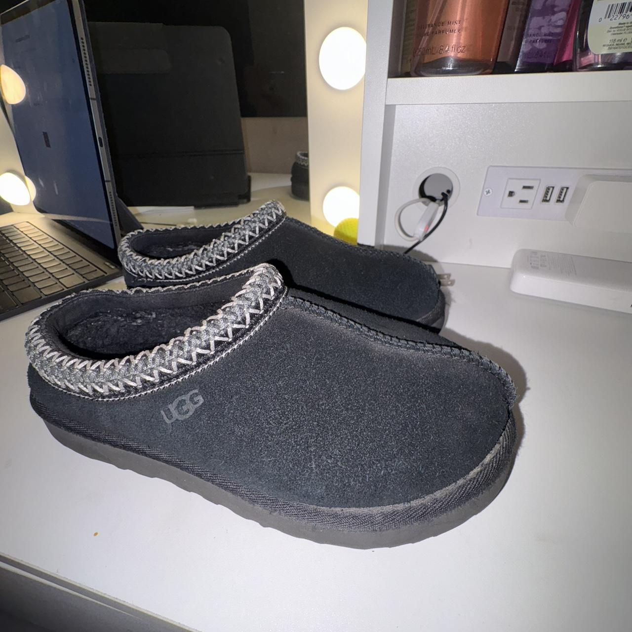 Black and grey UGG slippers #UGGslippers Brand new,... | Depop
