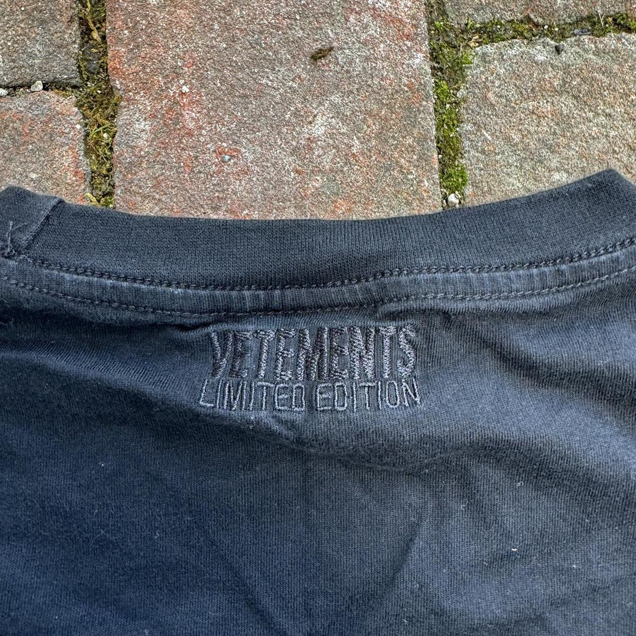 Vetements R rated Adult Entertainment Black Shirt... - Depop
