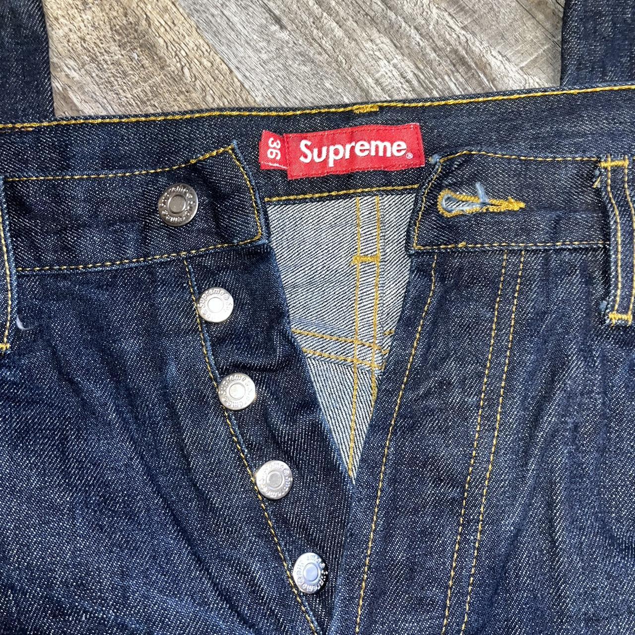 Supreme Selvedge Denim Jeans ⛽️ Authentic | Great... - Depop