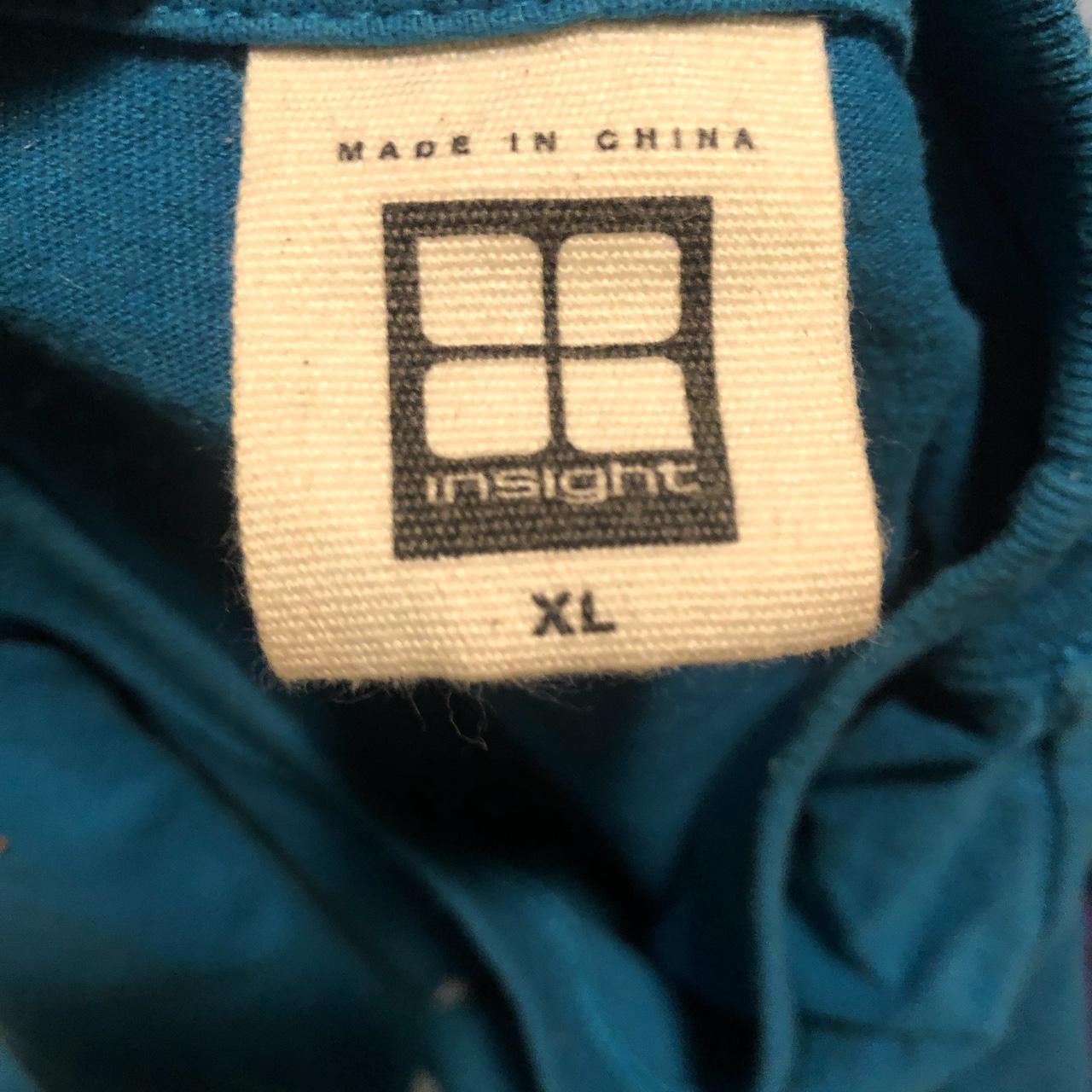 ‘Insight’ - high flyer t-shirt in (aqua) Size XL... - Depop