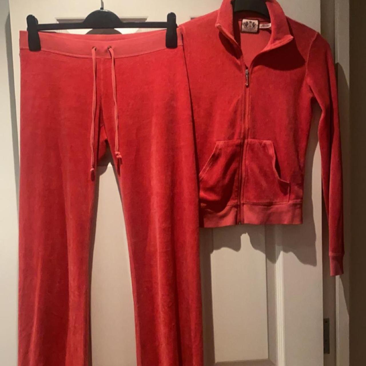 Old label juicy couture tracksuit set tiniest tear... - Depop