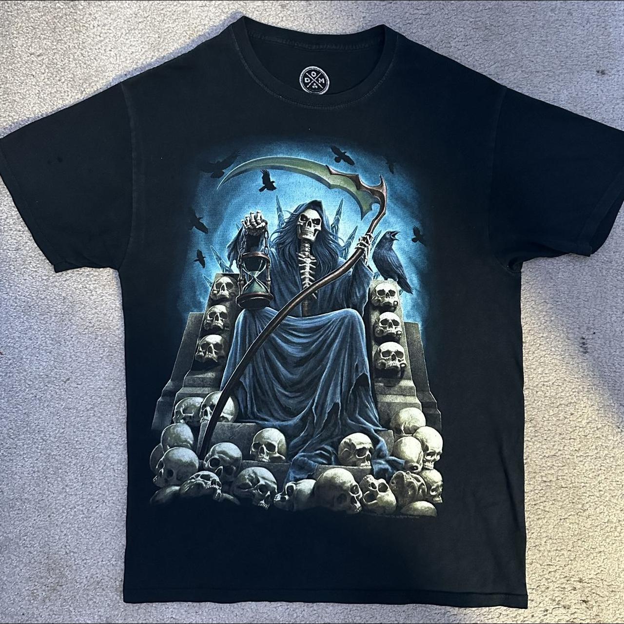 Medium Skull tee in black CURRENTLY JOT FOR SALE⚠️ Dm... - Depop