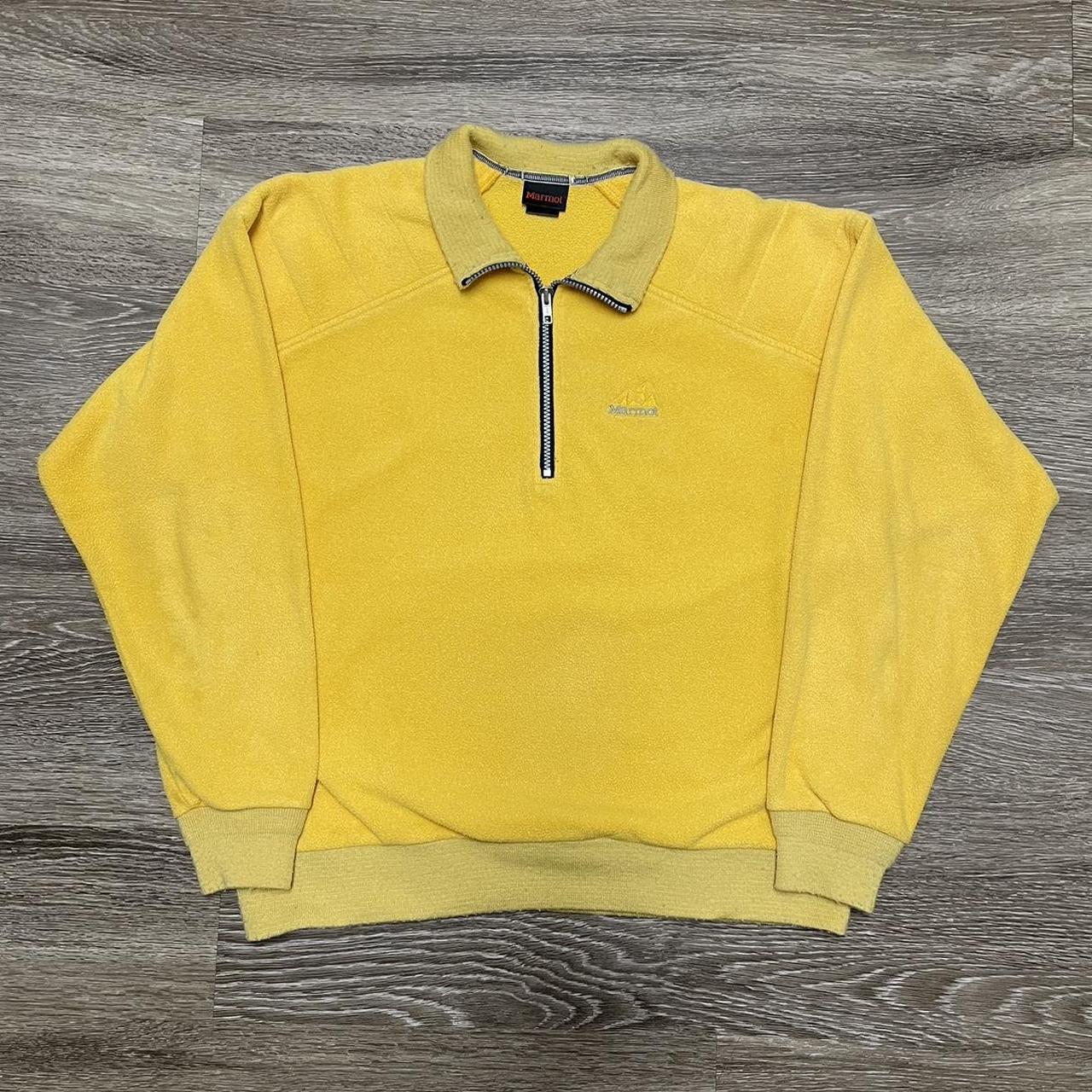Vintage Marmot half zip up sweater Size... - Depop