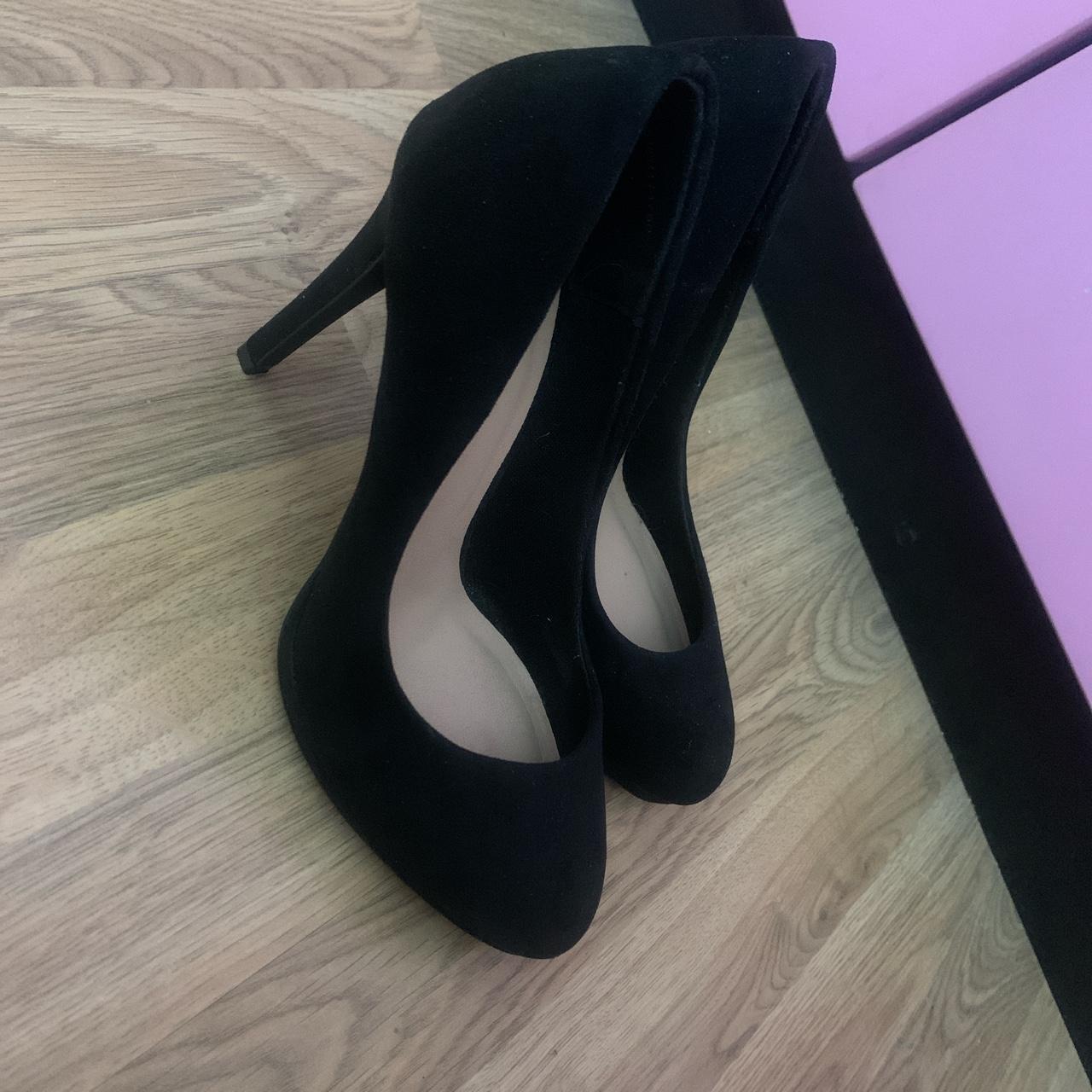 New look 4 inch black high heels Stilettoes size uk... - Depop