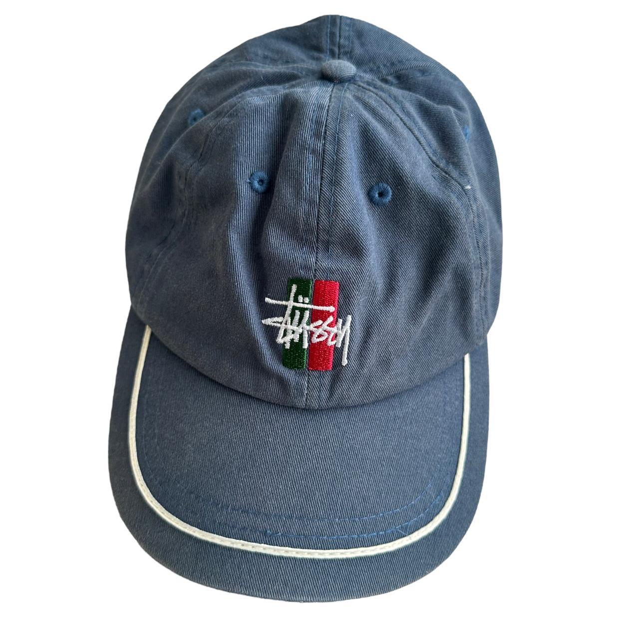 Stüssy Men's Blue Hat | Depop