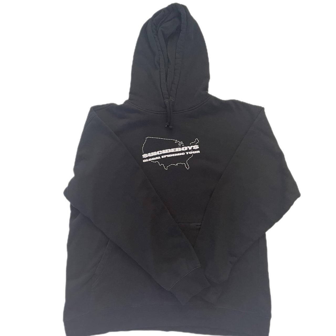 G59 Global Epidemic Tour Hoodie Size XL 9/10... - Depop
