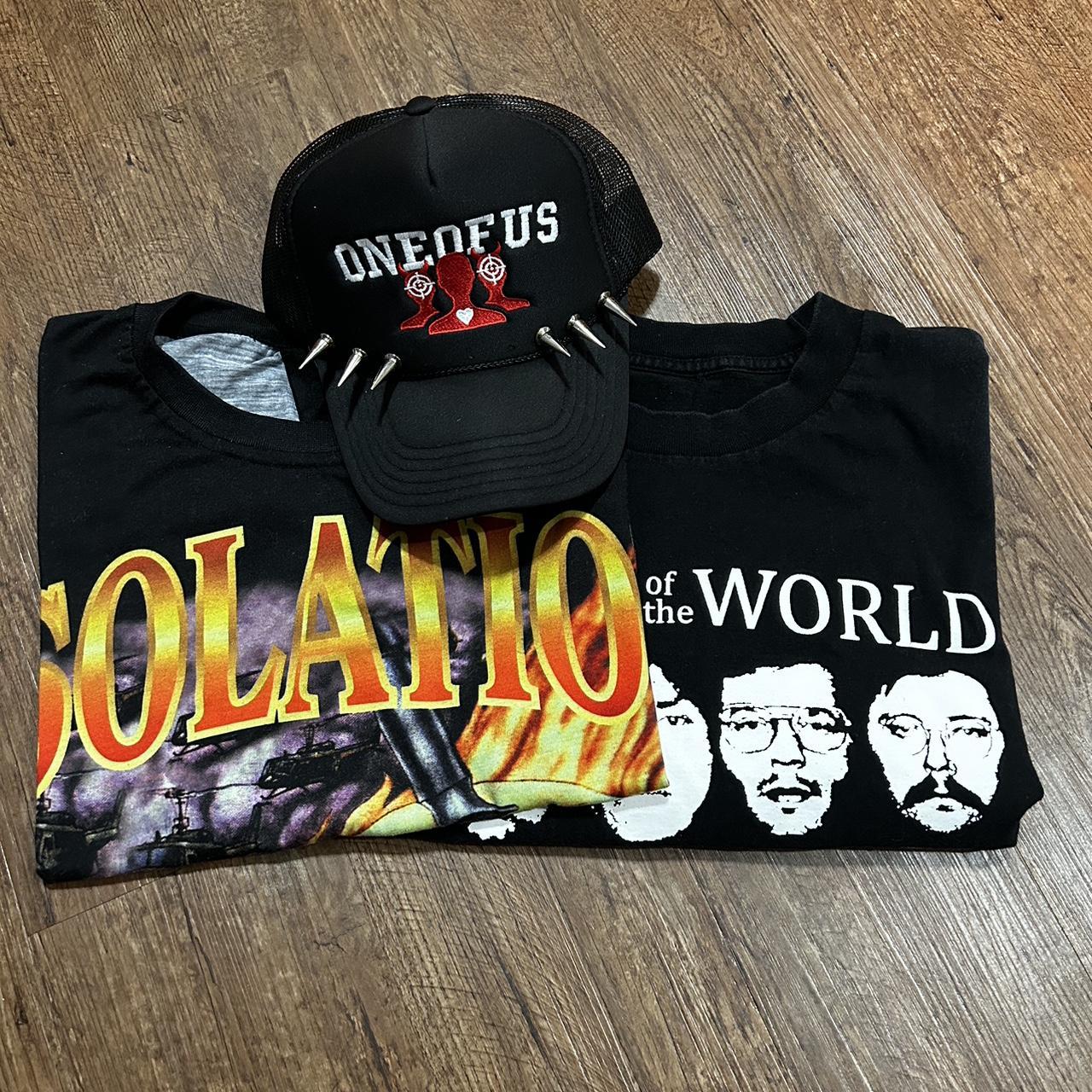 Grunge tee & hat bundle Isolation muscle shirt L... - Depop