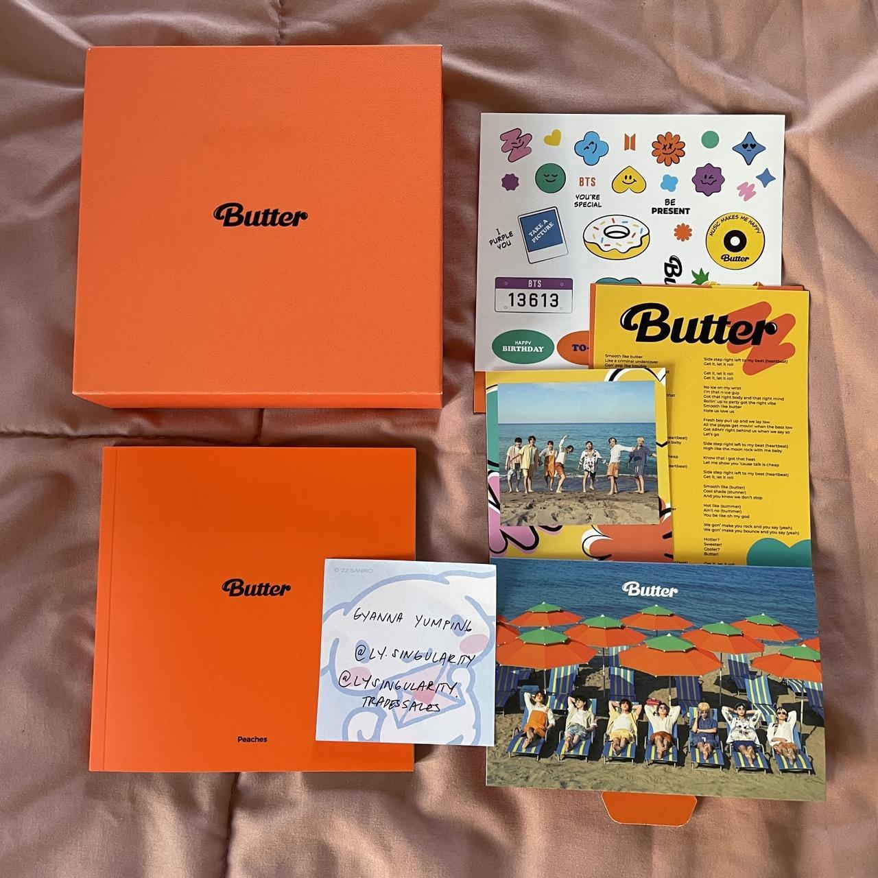 wts bts butter mini album peaches version (no... - Depop