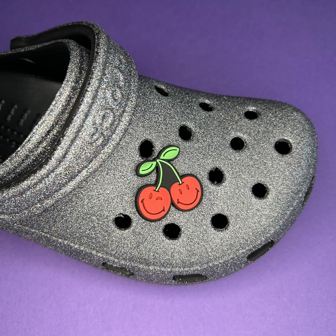 Smiley cherries 🍒 Single 2D Croc charm - perfect... - Depop