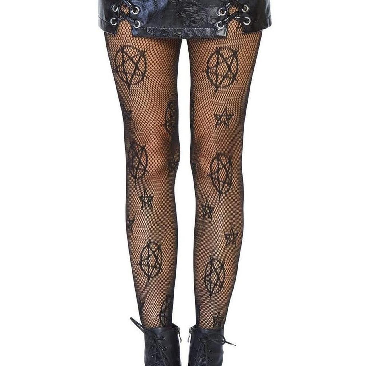 ⭐ PENTACLE & PENTAGRAM FISHNET TIGHTS ⭐ ⭐ worn... - Depop