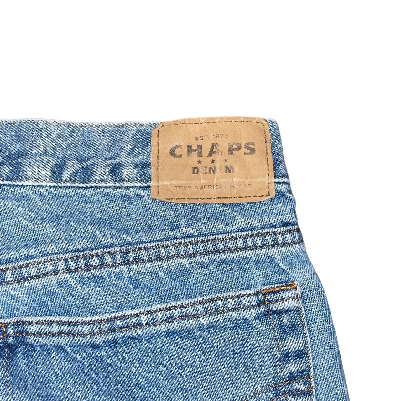 Vintage Chaps Relaxed Baggy Fit Denim Jeans Size... - Depop