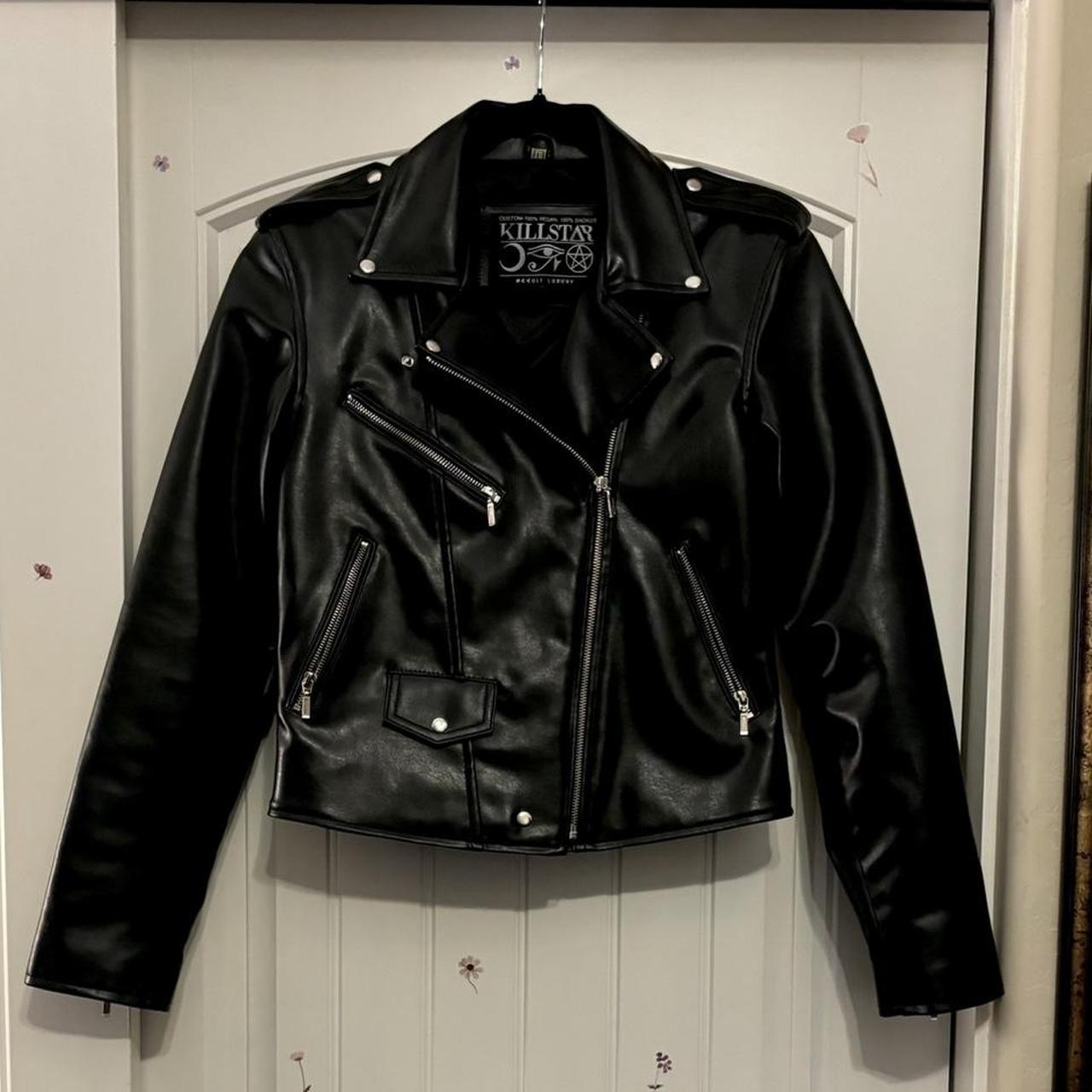 Killstar Vegan Leather Jacket. Brand new, never... - Depop