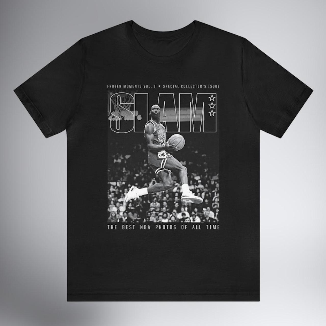 Michael Jordan Graphic Tee SLAM Magazine NBA... - Depop