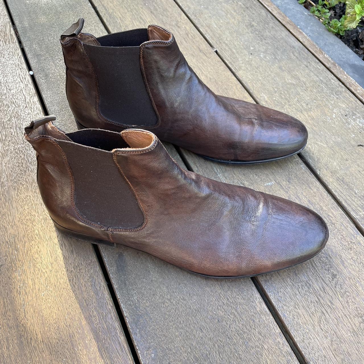 Calibre Italian made men’s leather boots. In great... - Depop