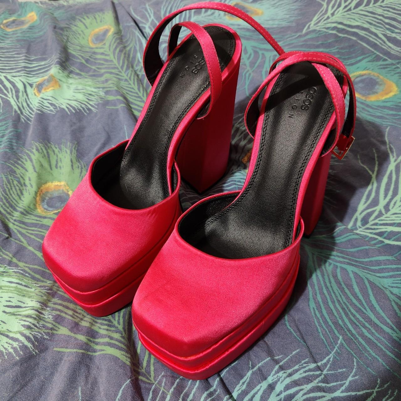 Asos Design #barbie esque platforms extremely... - Depop