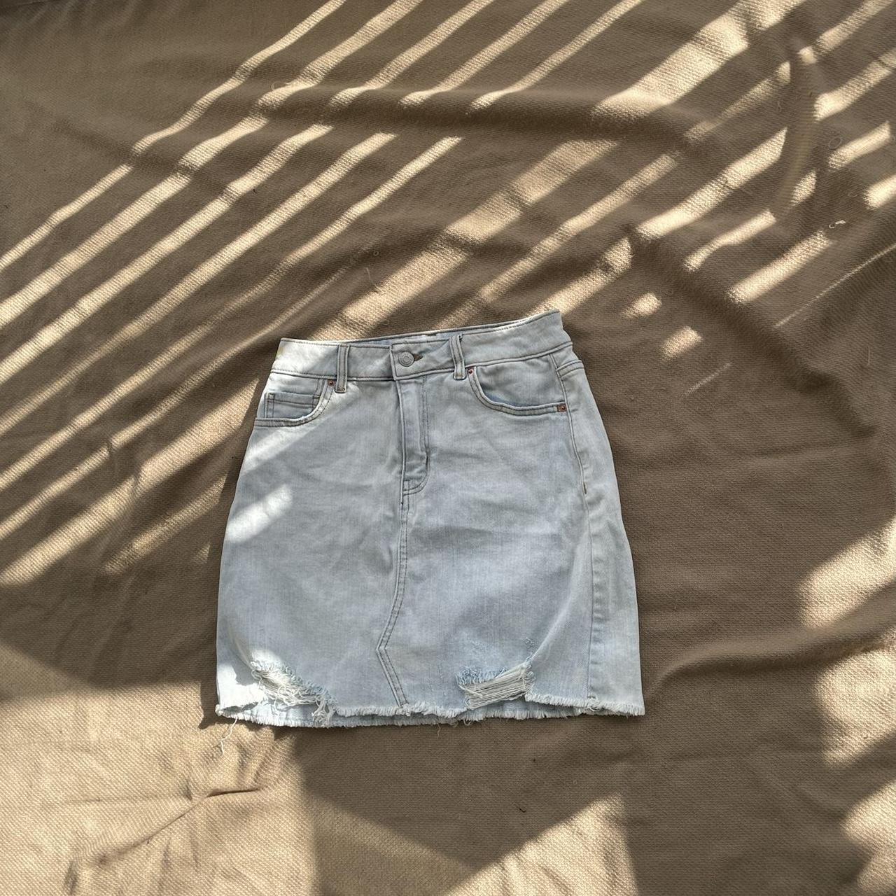 Wild fable denim mid rise short skirt US women’s... - Depop