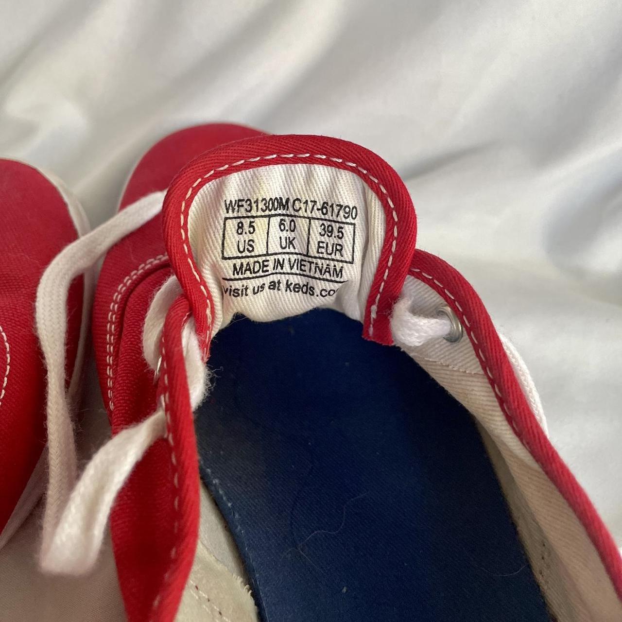 Well loved, but in good condition bright red Keds. - Depop