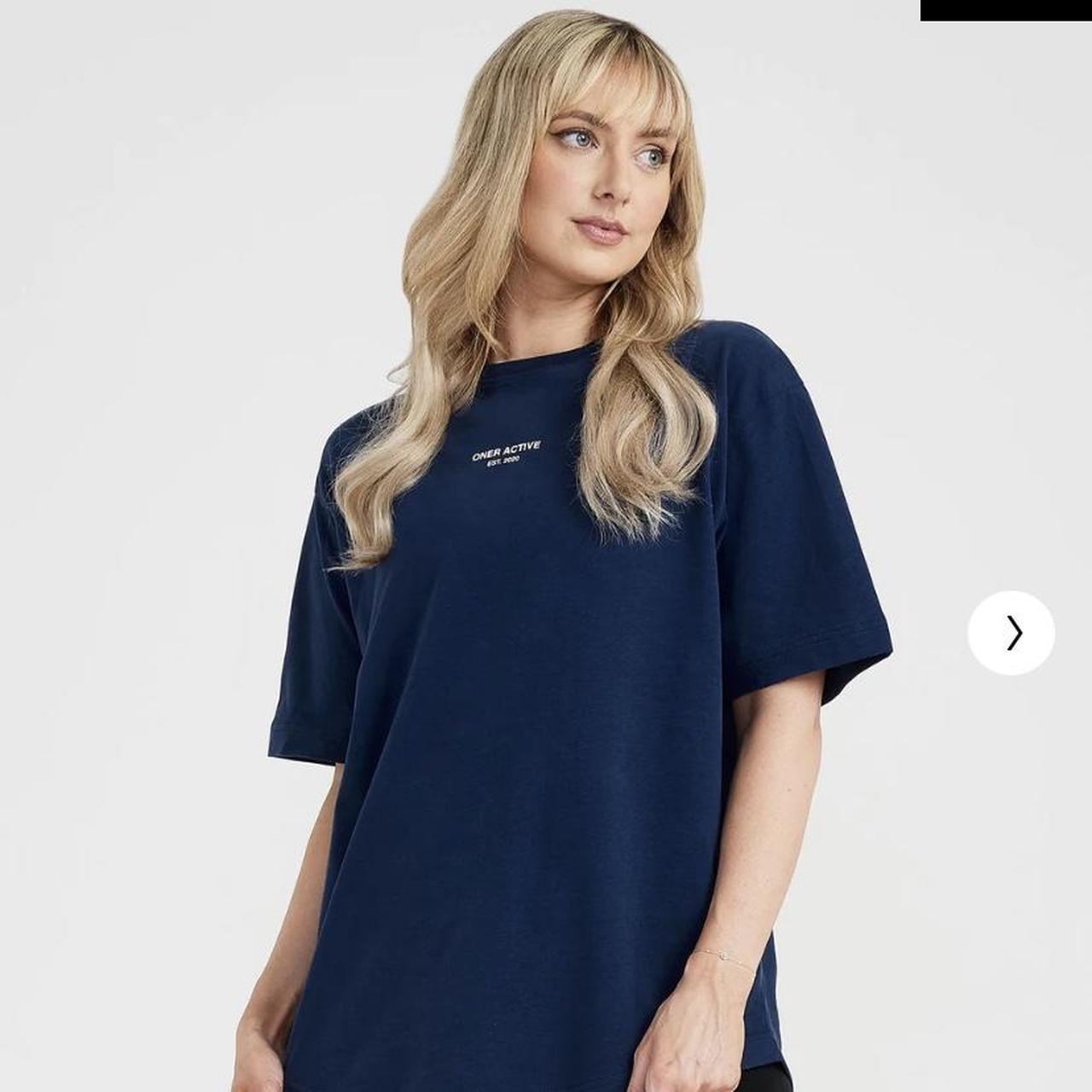 Oner active graphic oversized tee, size large. This... - Depop