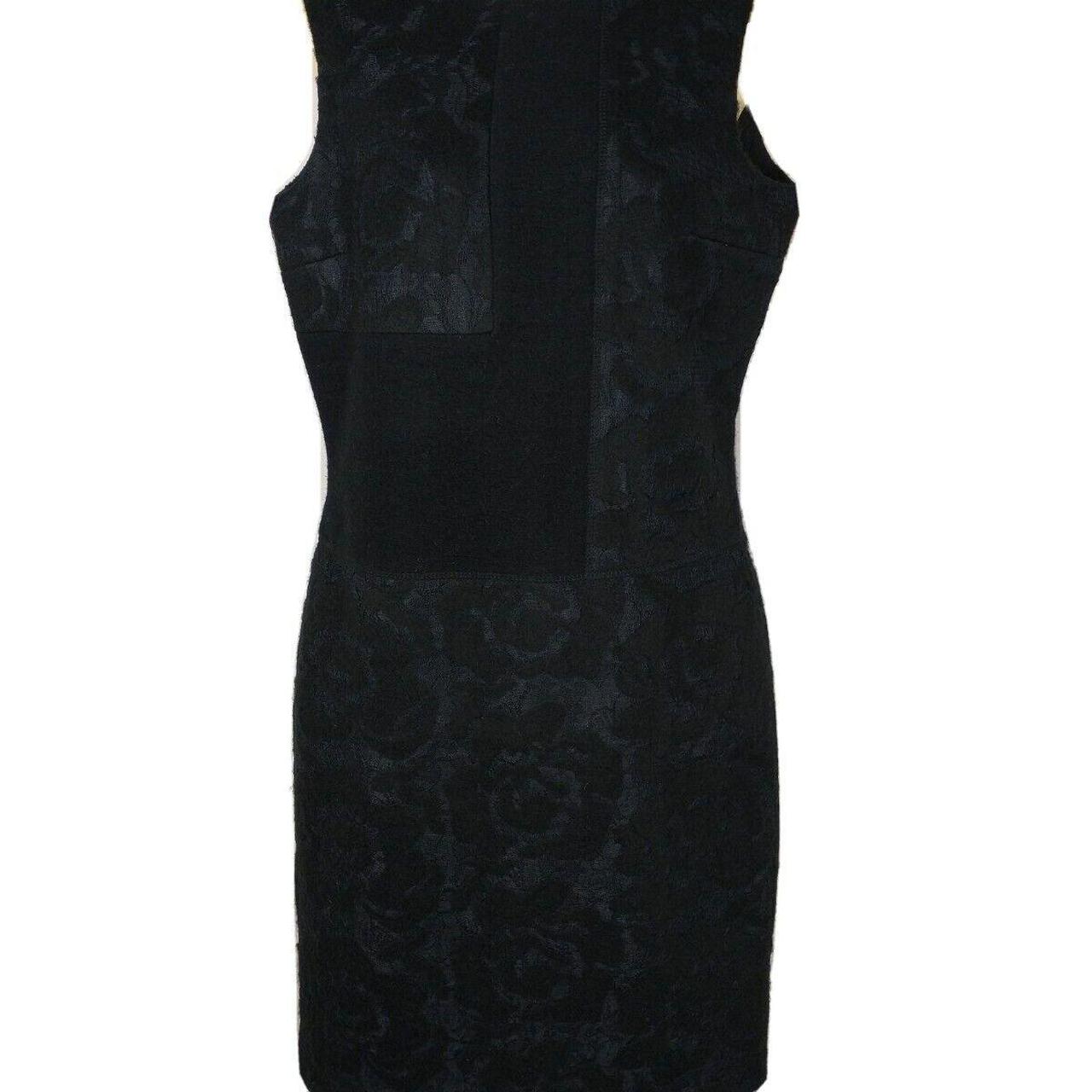 Clements Ribeiro Portobello Black Wool & Lace Dress... - Depop