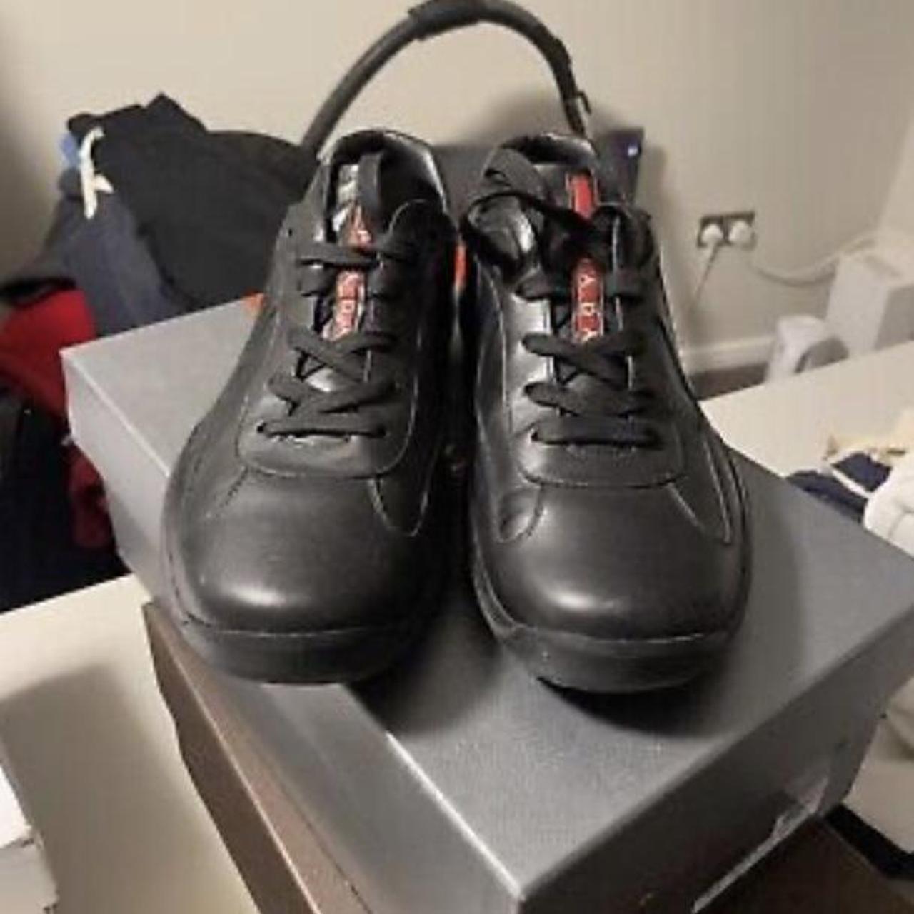 Prada americas cup shoes Size 7.5 - Depop