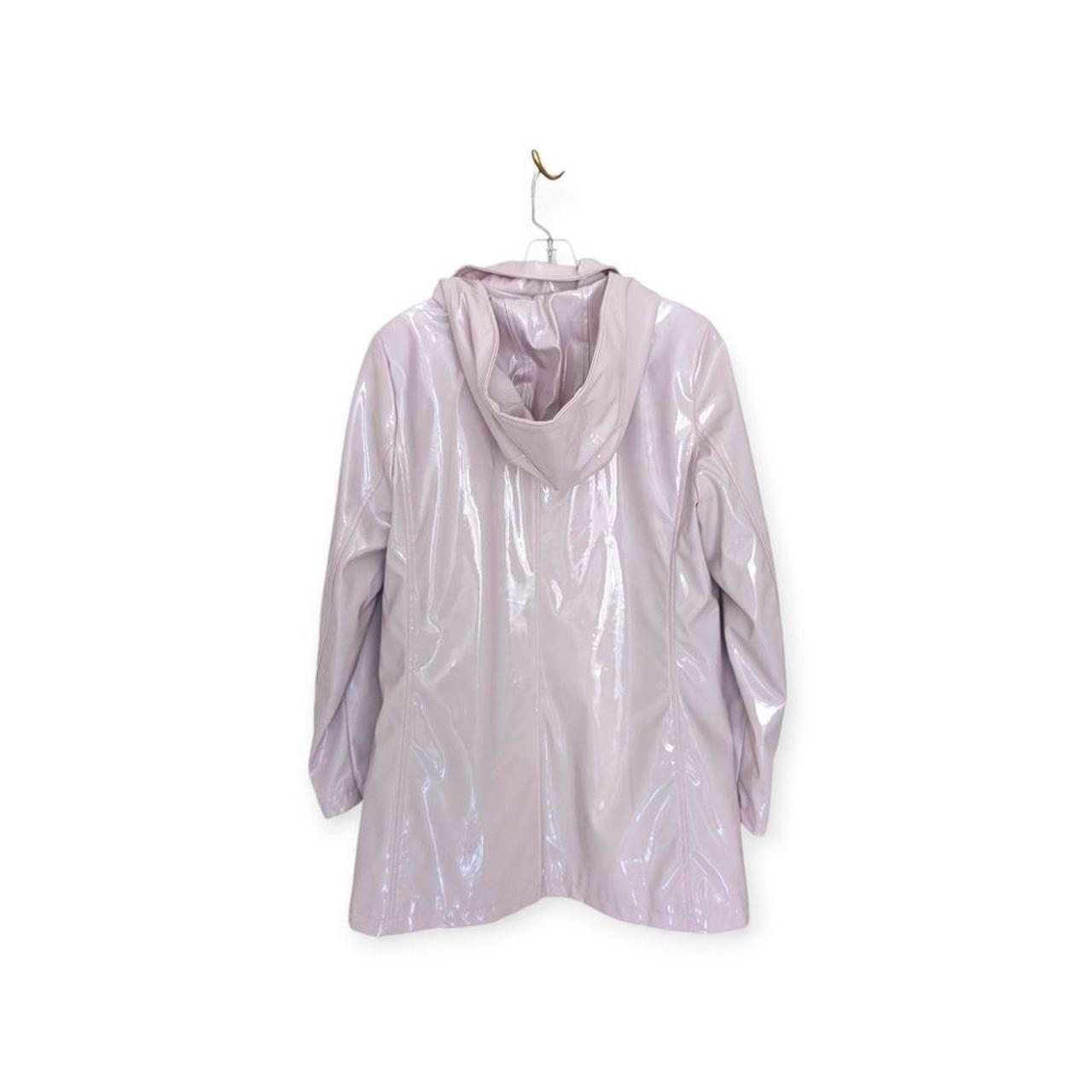 Jane Post hooded polyurethane slicker rain... | Depop