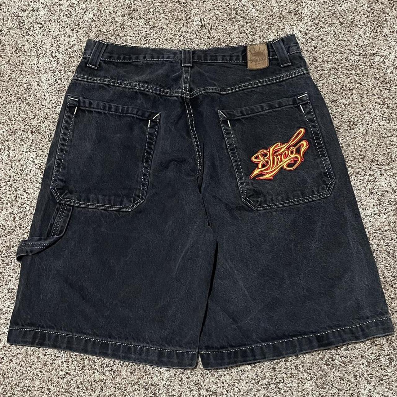 34” vintage jnco jorts with the back pocket hit. - Depop