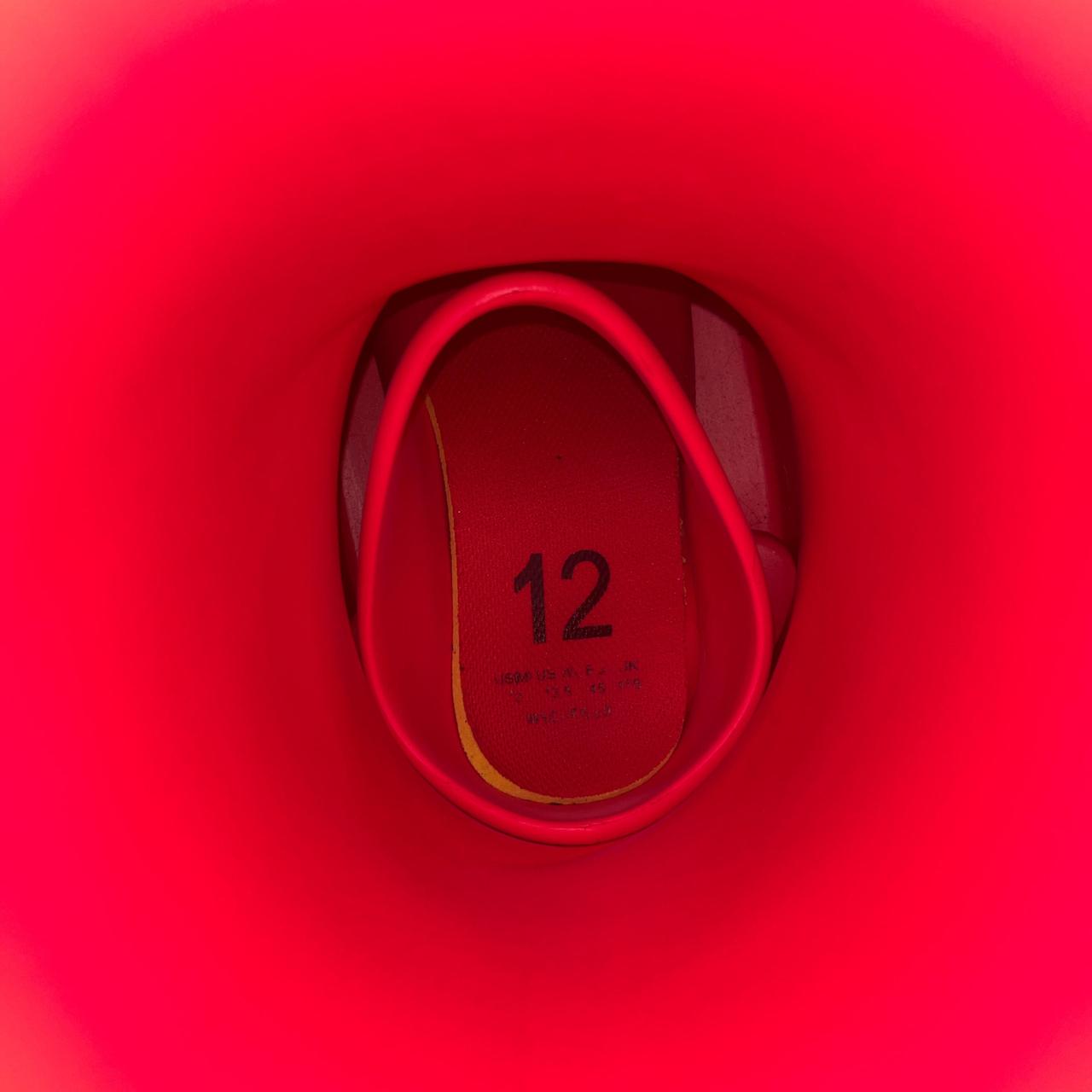 MSCHF Big Red Boots No Box Price firm Dm before... - Depop