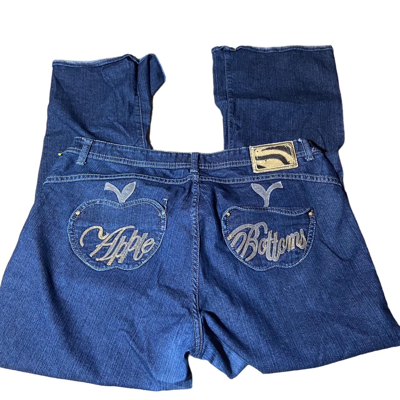 Apple Bottoms Jeans Some Peeling On The Letters Depop