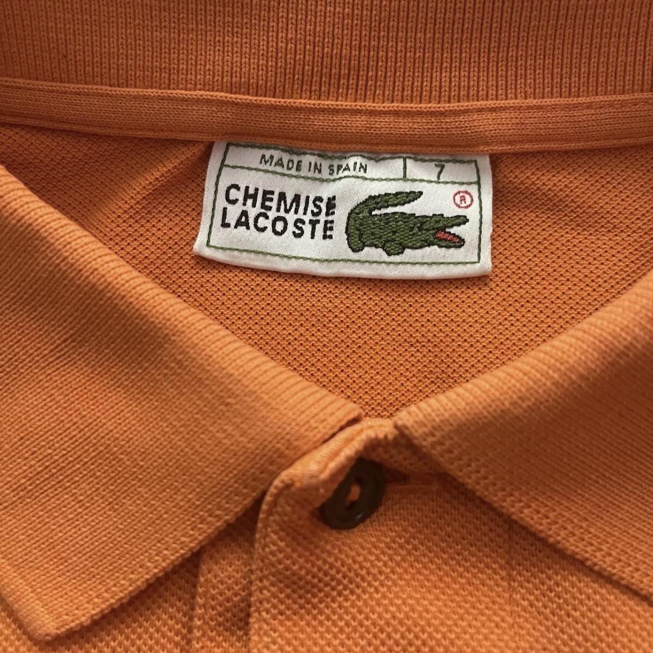 Lacoste Men's Orange Polo-shirts | Depop