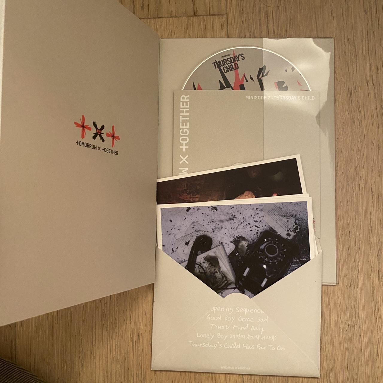 txt thursday’s child album (including inclusions... - Depop