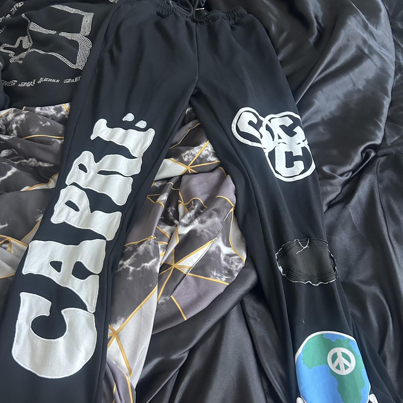 Project Capri sweatpants size M fits S (size tag... - Depop