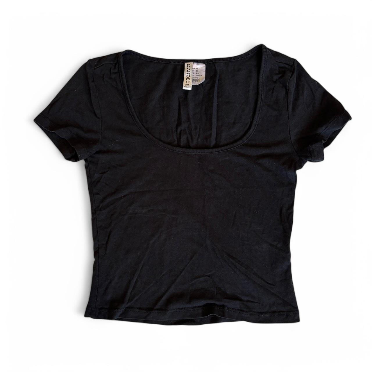 H&M Divided Black basic top | Depop
