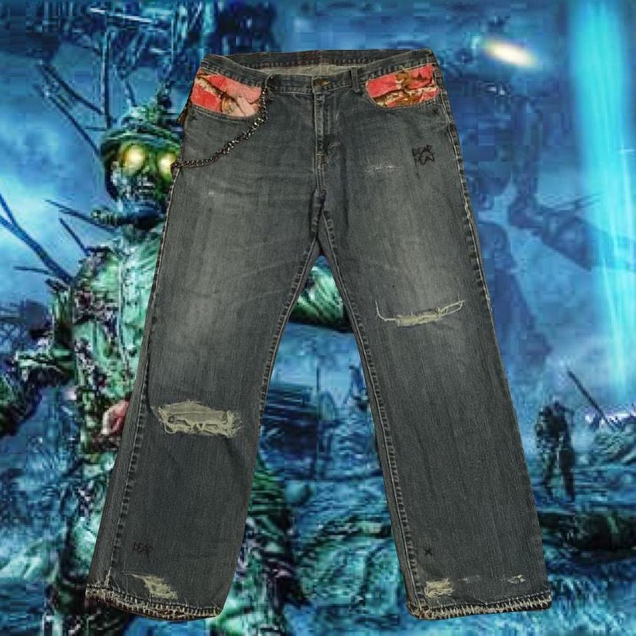 Dead meat denim new rocks look crazy in these... - Depop