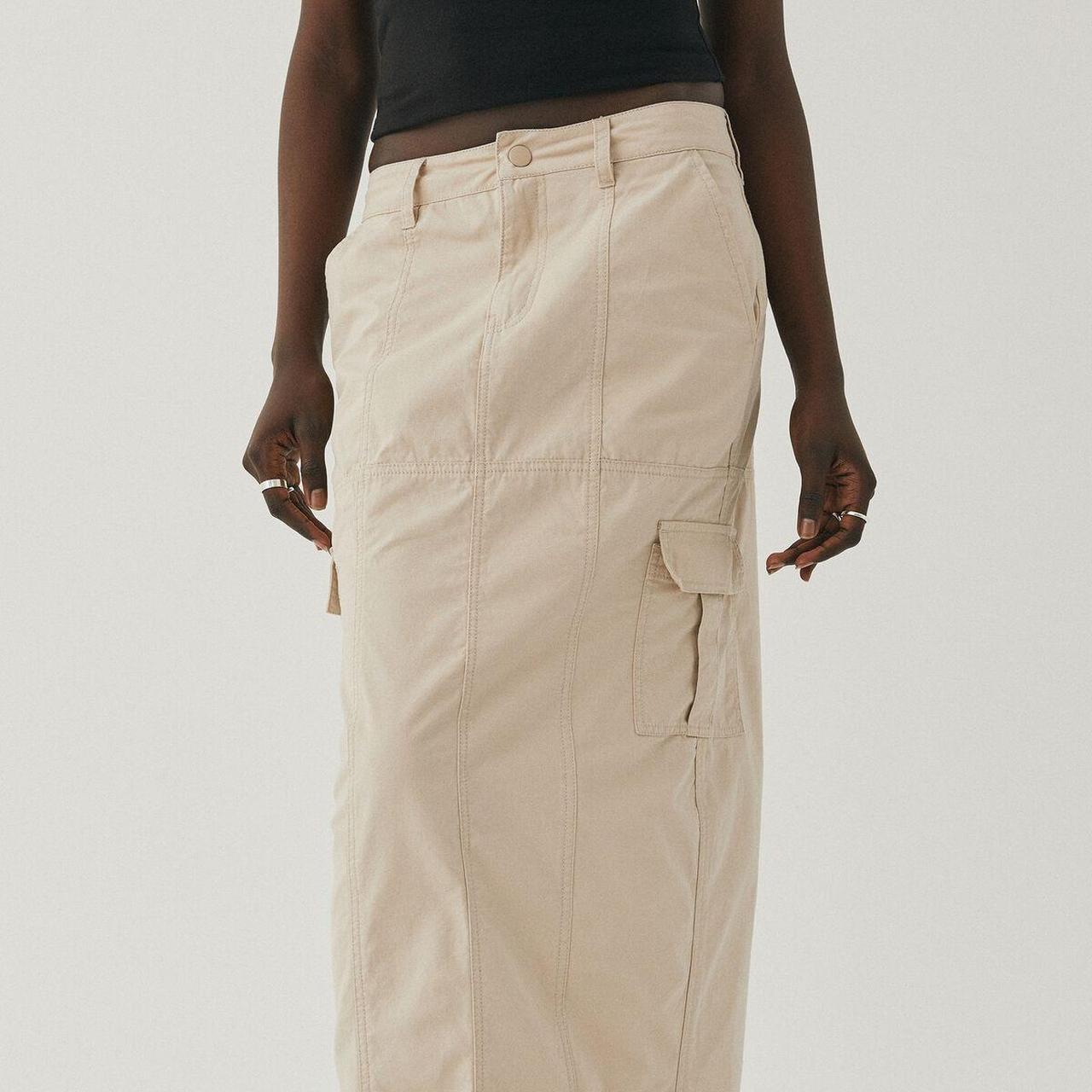 supre cargo maxi skirt brand new with tags never... - Depop