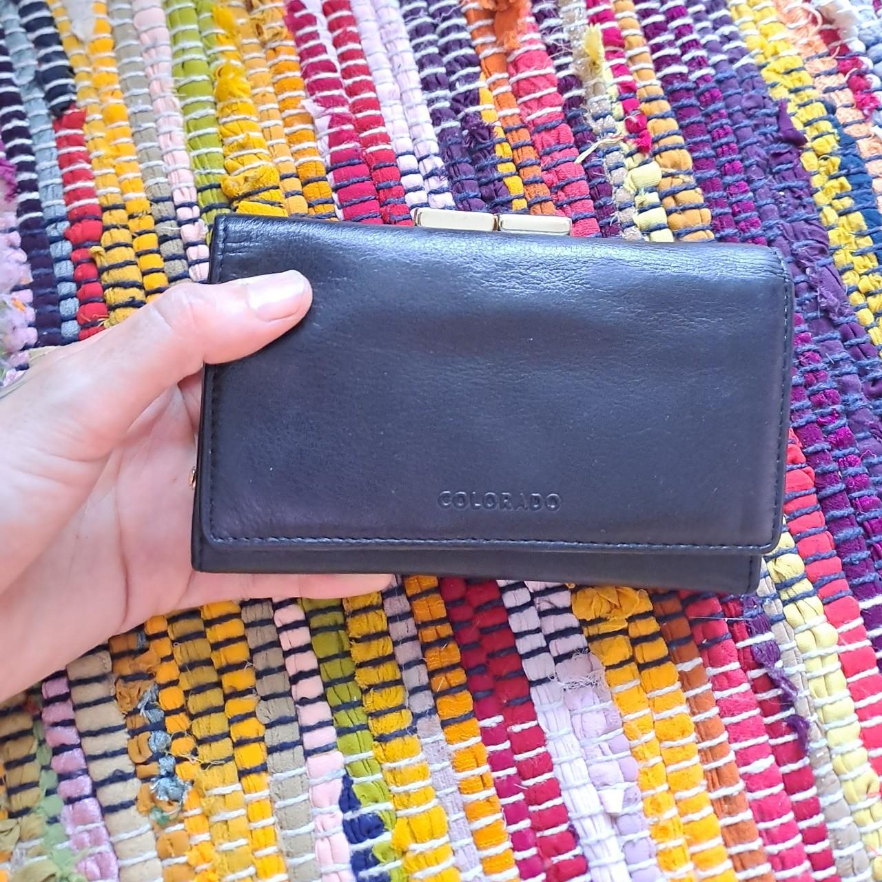 Leather Colorado wallet - Depop