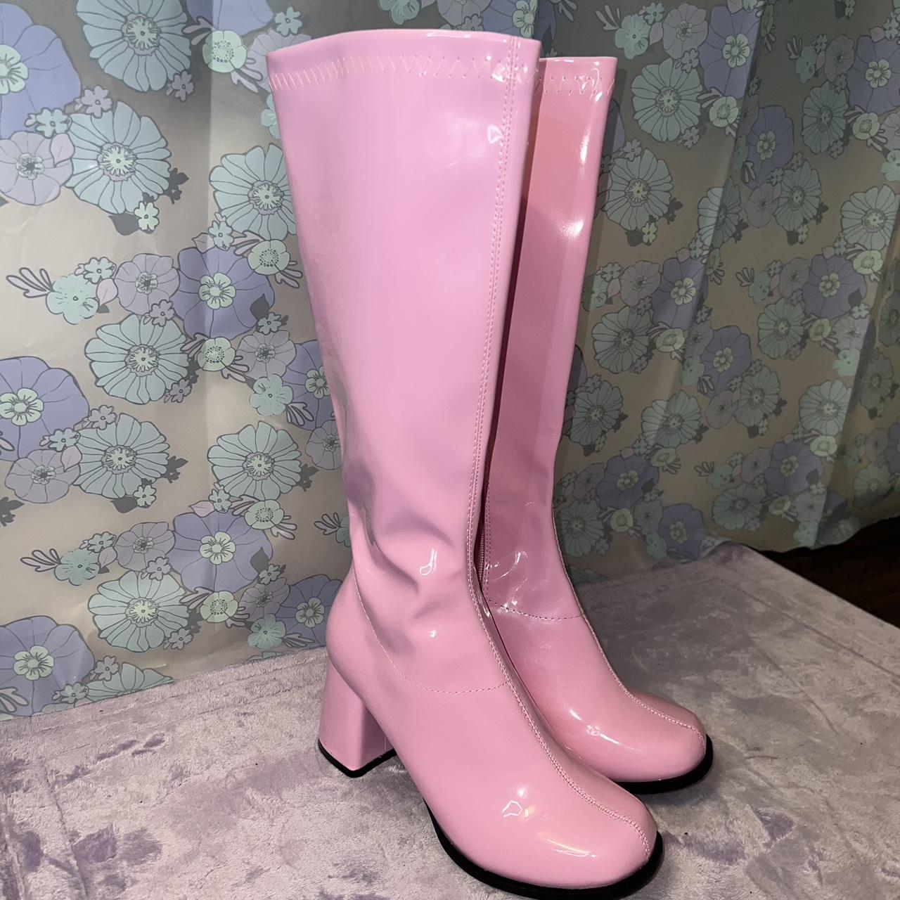 SUPER DUPER AMAZING PINK GOGO BOOTS!!!! I’d... - Depop