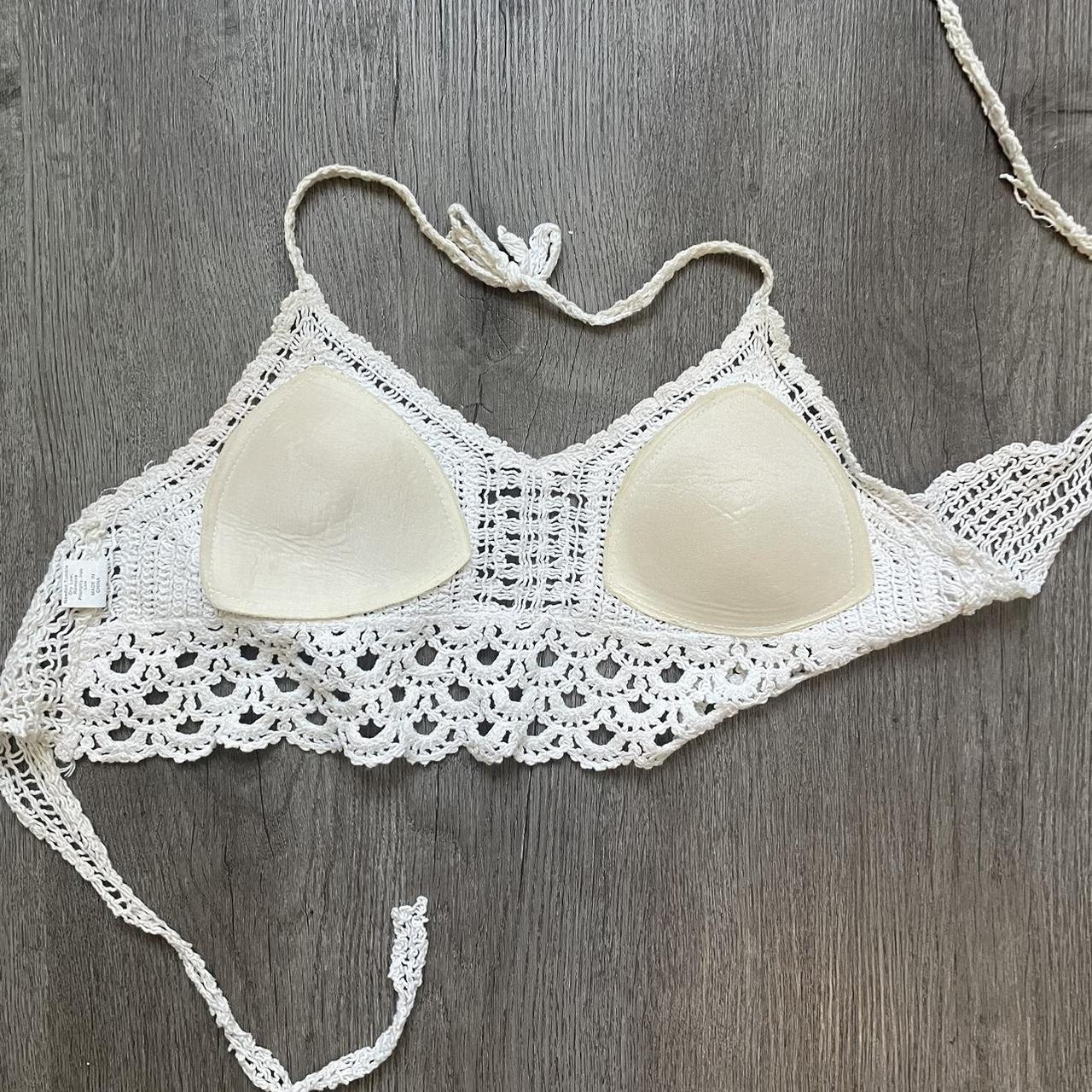 🌱 Cute crochet mini top 🌱 ~ Size : one size (fits... - Depop