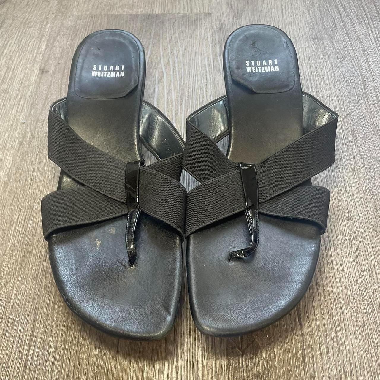 🌱 Super cute y2k black platform sandles 🌱 ~ Size :... - Depop