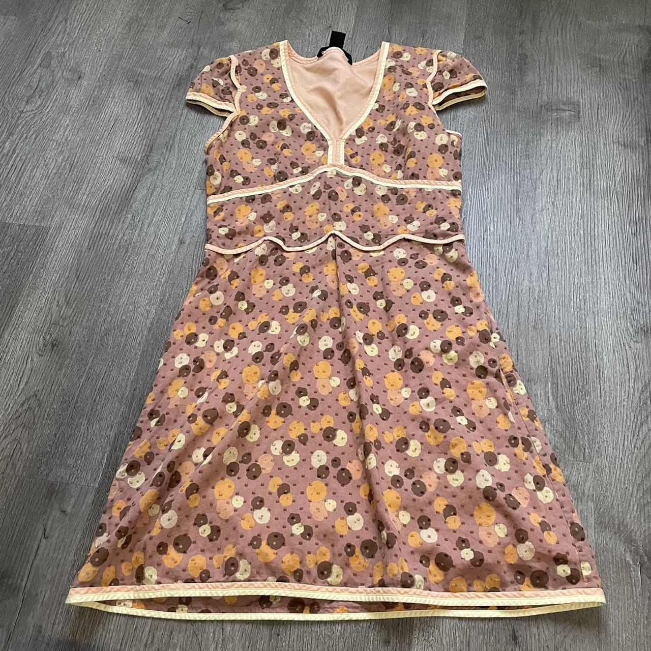 🌱Adorable y2k Marc Jacobs midi fall dress 🌱 ~ Size... - Depop