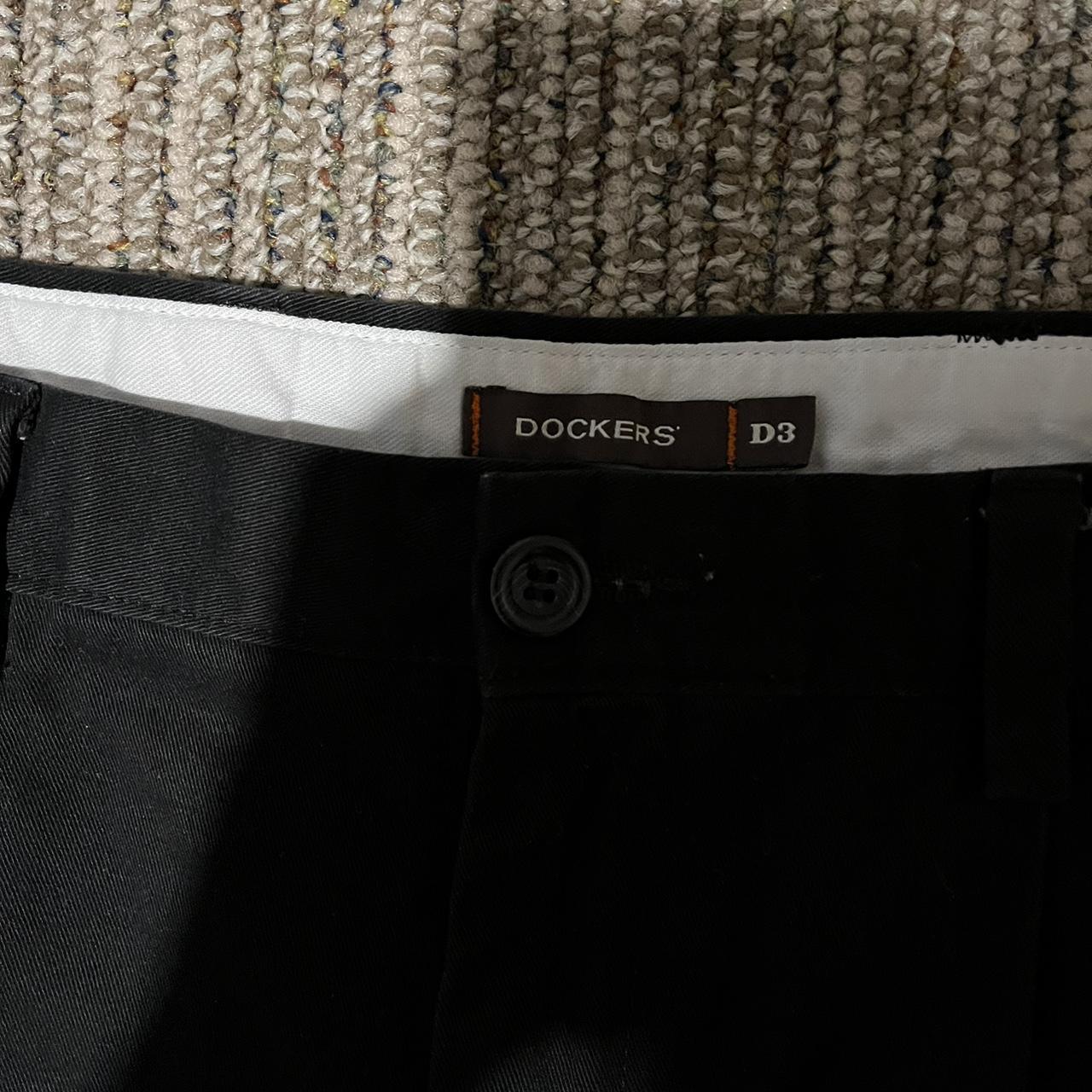 Black dockers men’s pants worn a couple times still... - Depop