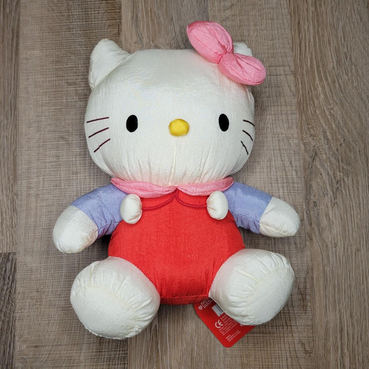 Vintage 90s Nylon Hello Kitty Plush About 9" New... - Depop