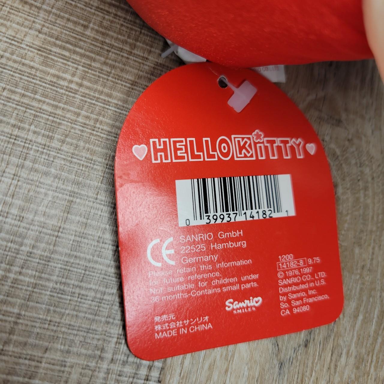 Vintage 90s Nylon Hello Kitty Plush About 9" New... - Depop