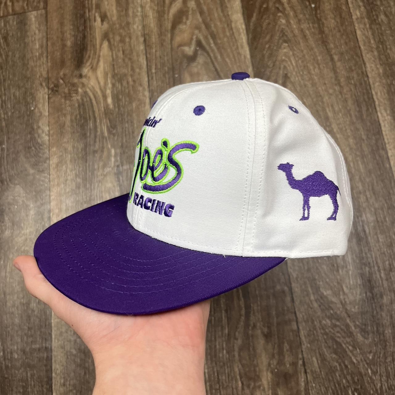 Vintage 90s Camel Smokin Joes Racing Snapback... - Depop