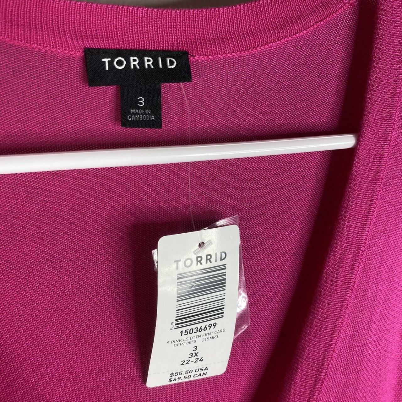 Torrid Women's Pink Cardigan | Depop